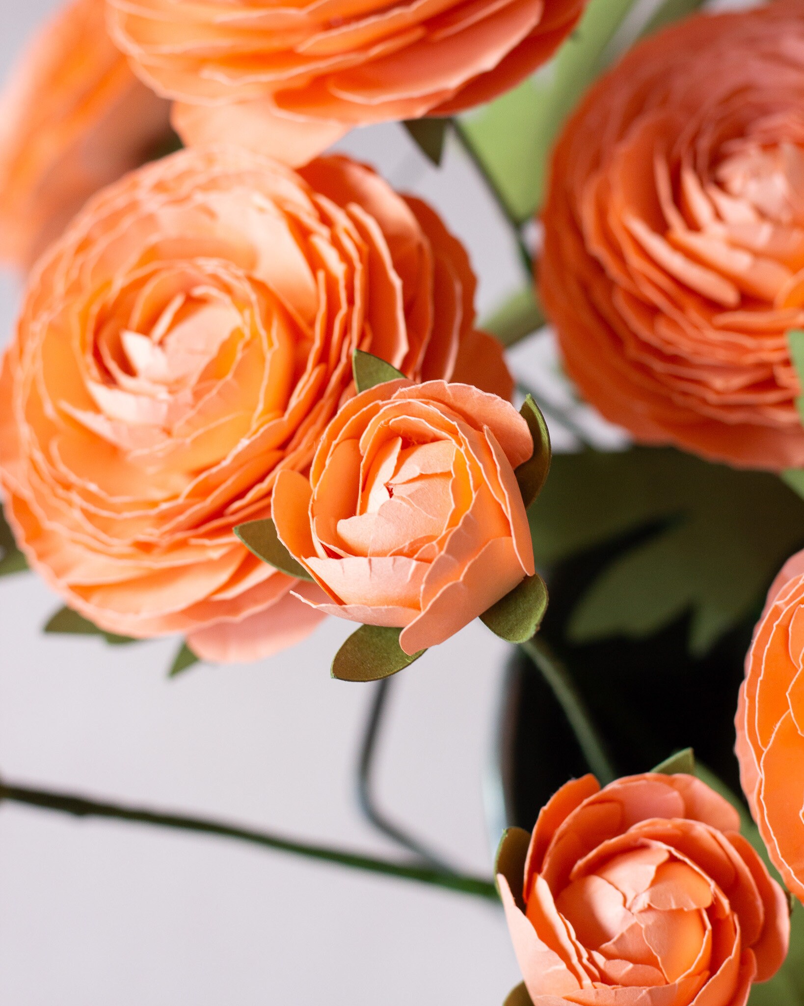 Paper Ranunculus Flower Online Workshop for Cricut and - Etsy UK