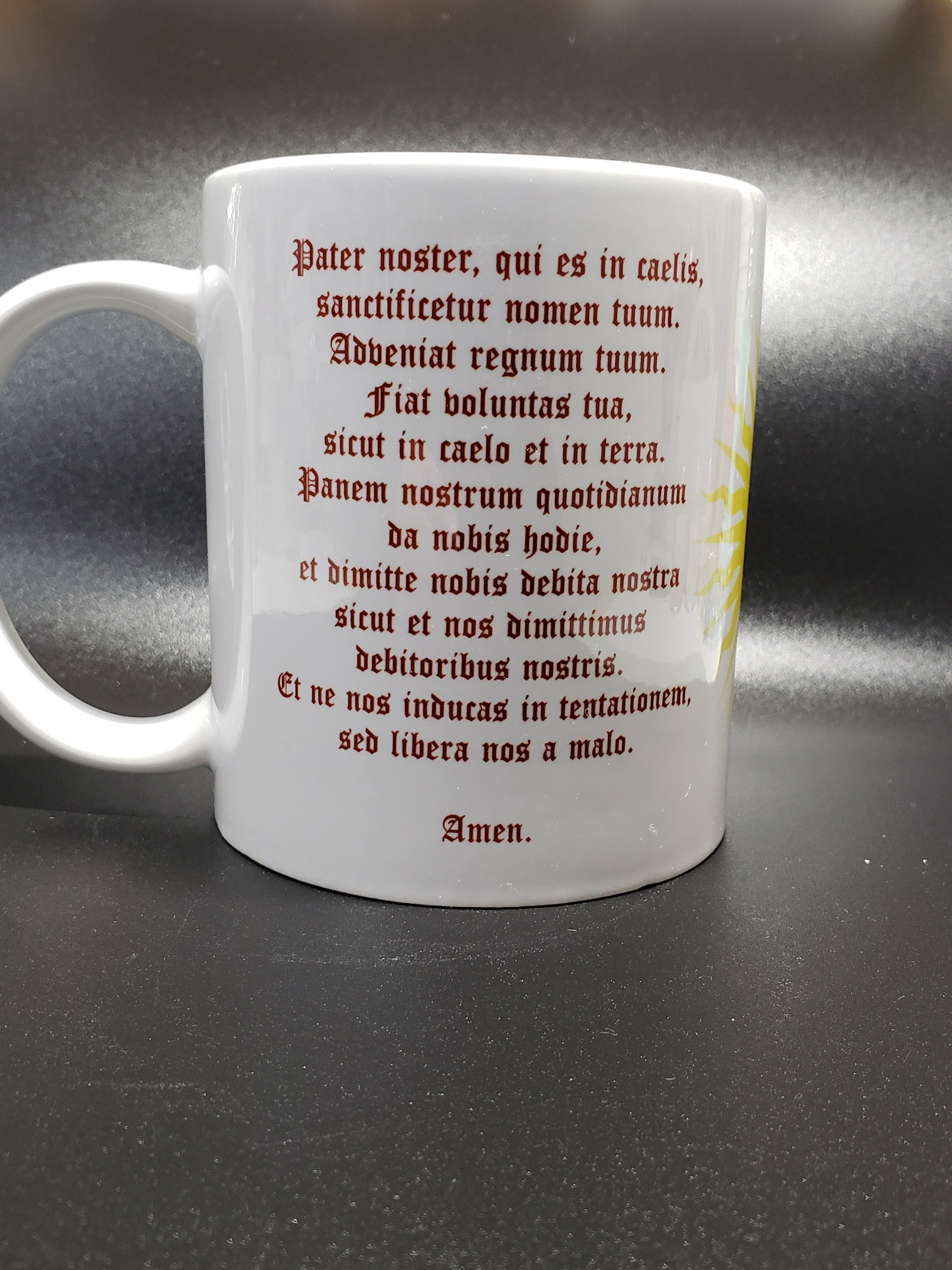 IHS Pater Noster and Ave Maria Mug - Etsy