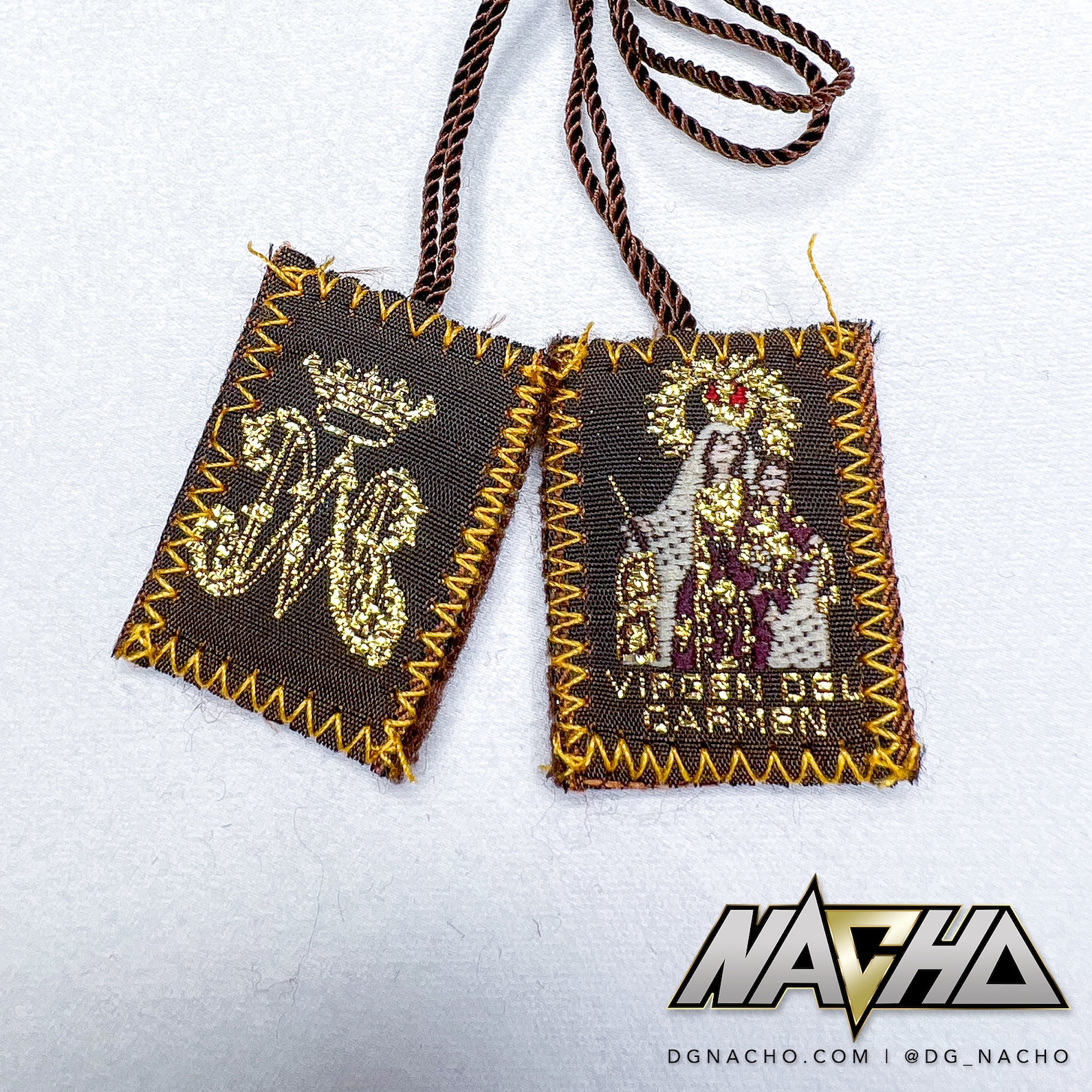 Escapulario de La Virgen del Carmen/ Scapular of Virgin of - Etsy España