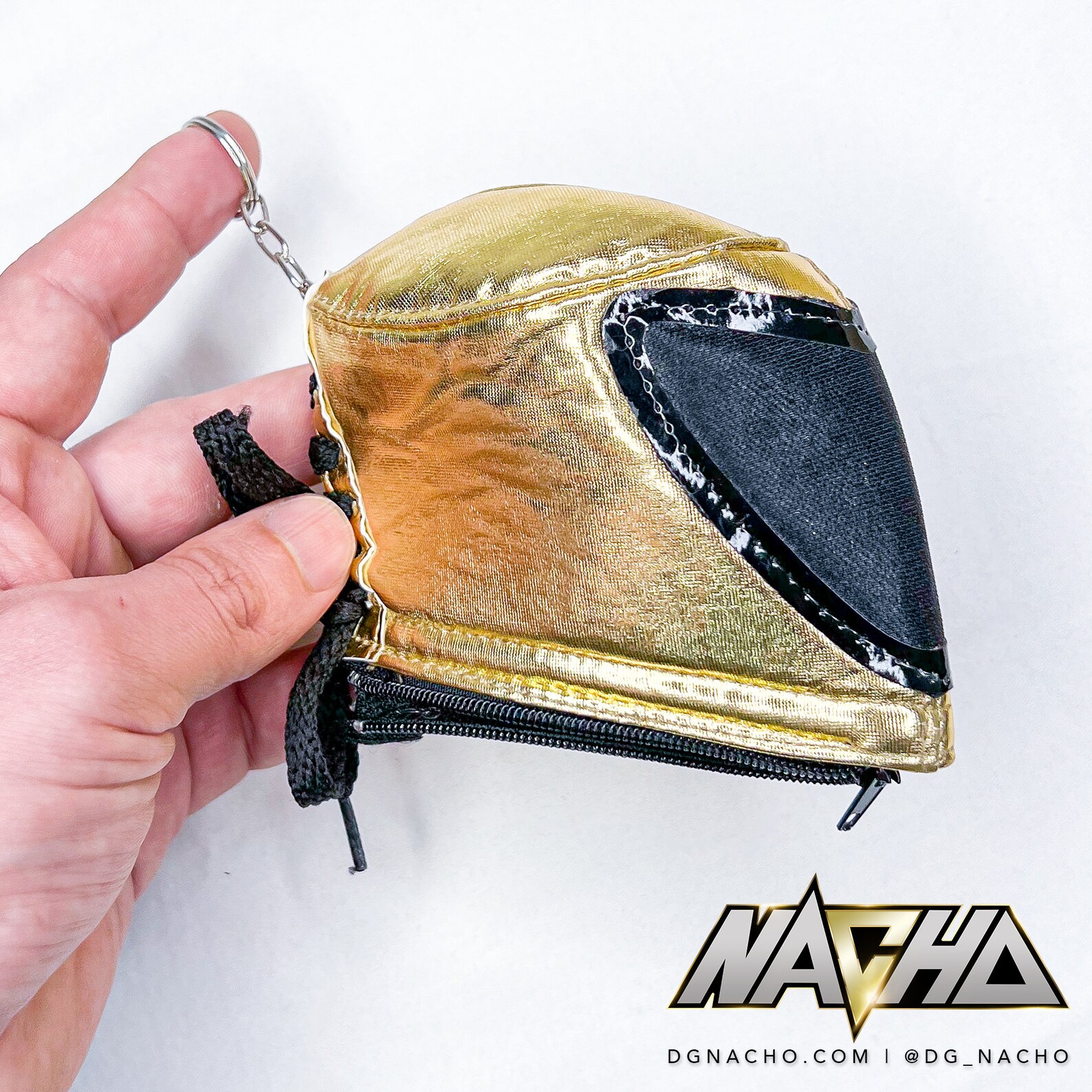Small Tinieblas Luchador Mask Keychain Coin Purse Pouch With - Etsy