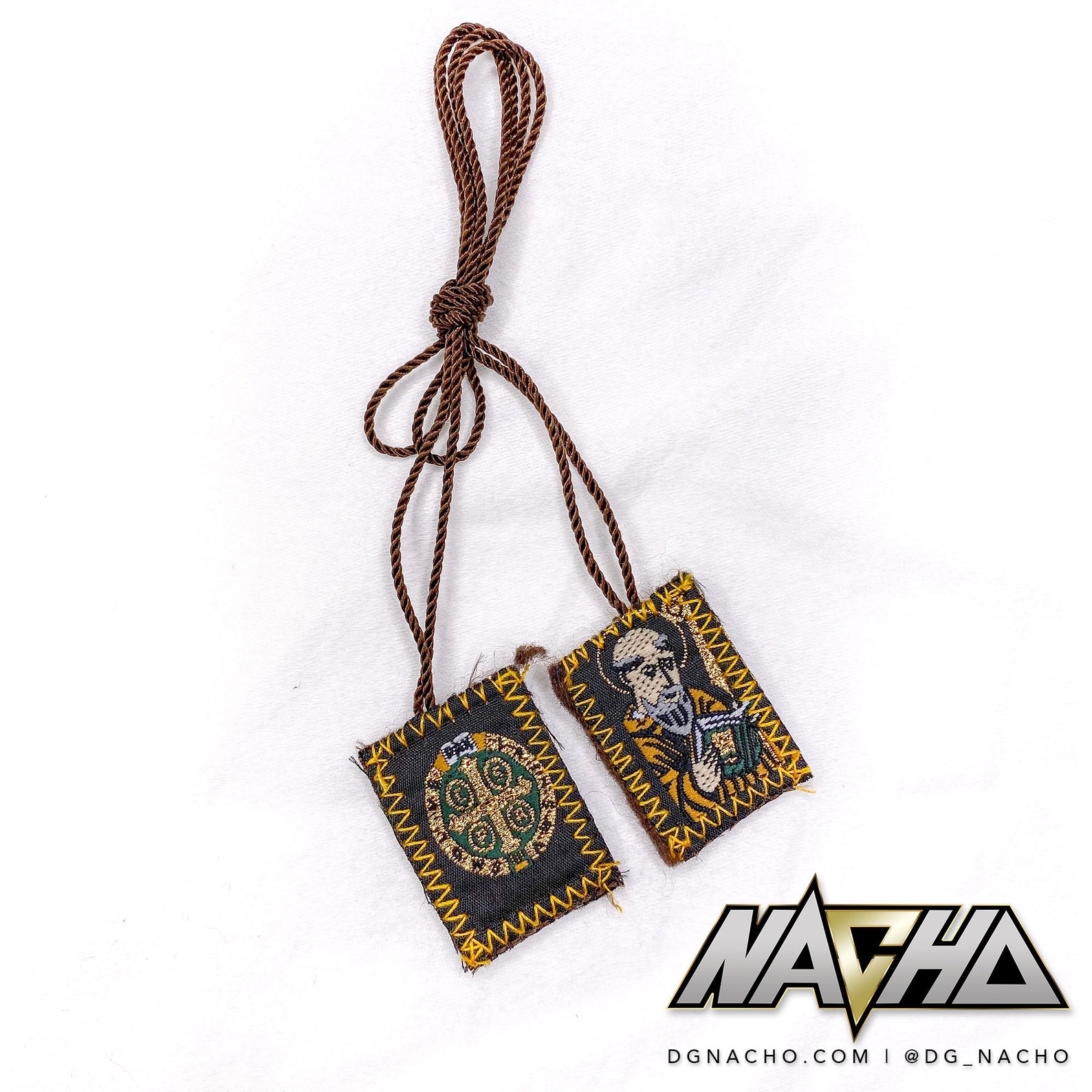 Escapulario De San Benito / Scapular of St. Benedict Necklace - Etsy