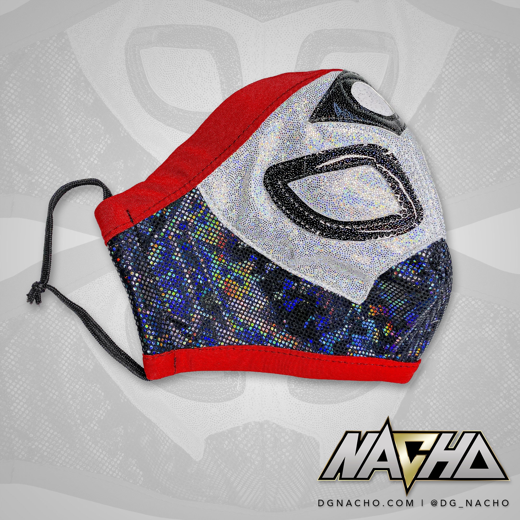 Octagon Luchador Face Cover - Etsy
