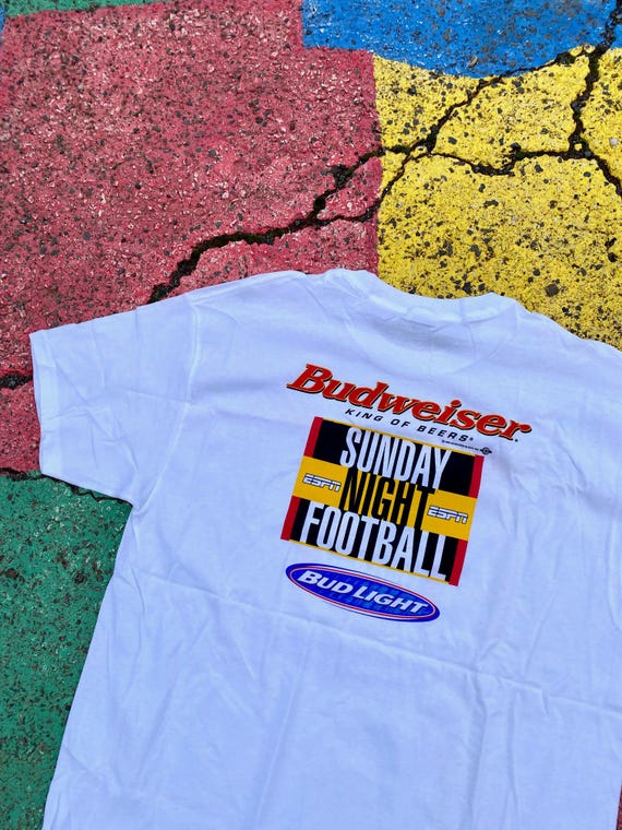 Vintage 1999 Budweiser Bud Light NFL Sunday Monday Ni… - Gem