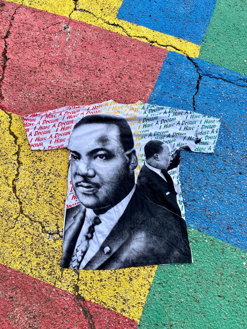 Vintage 90s Martin Luther King Jr MLK I Have a Dream All Over Print AOP ...