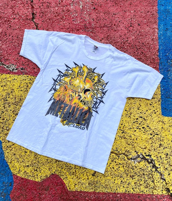 Vintage 1998 Metallica Reload Rare Concert Band Tour … - Gem