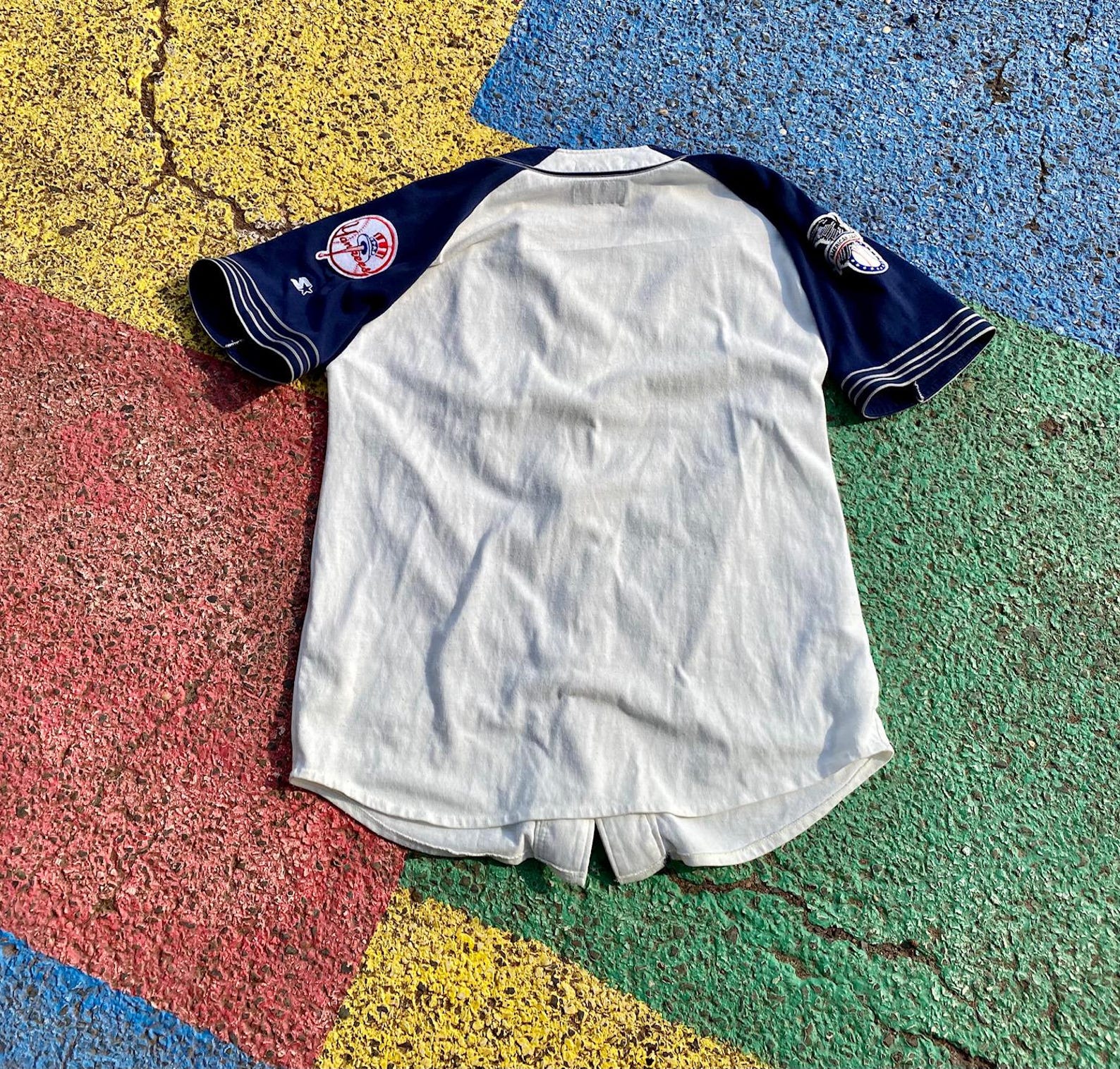 Vintage 90s New York Yankees MLB Baseball Starter Script Tail Sweep ...