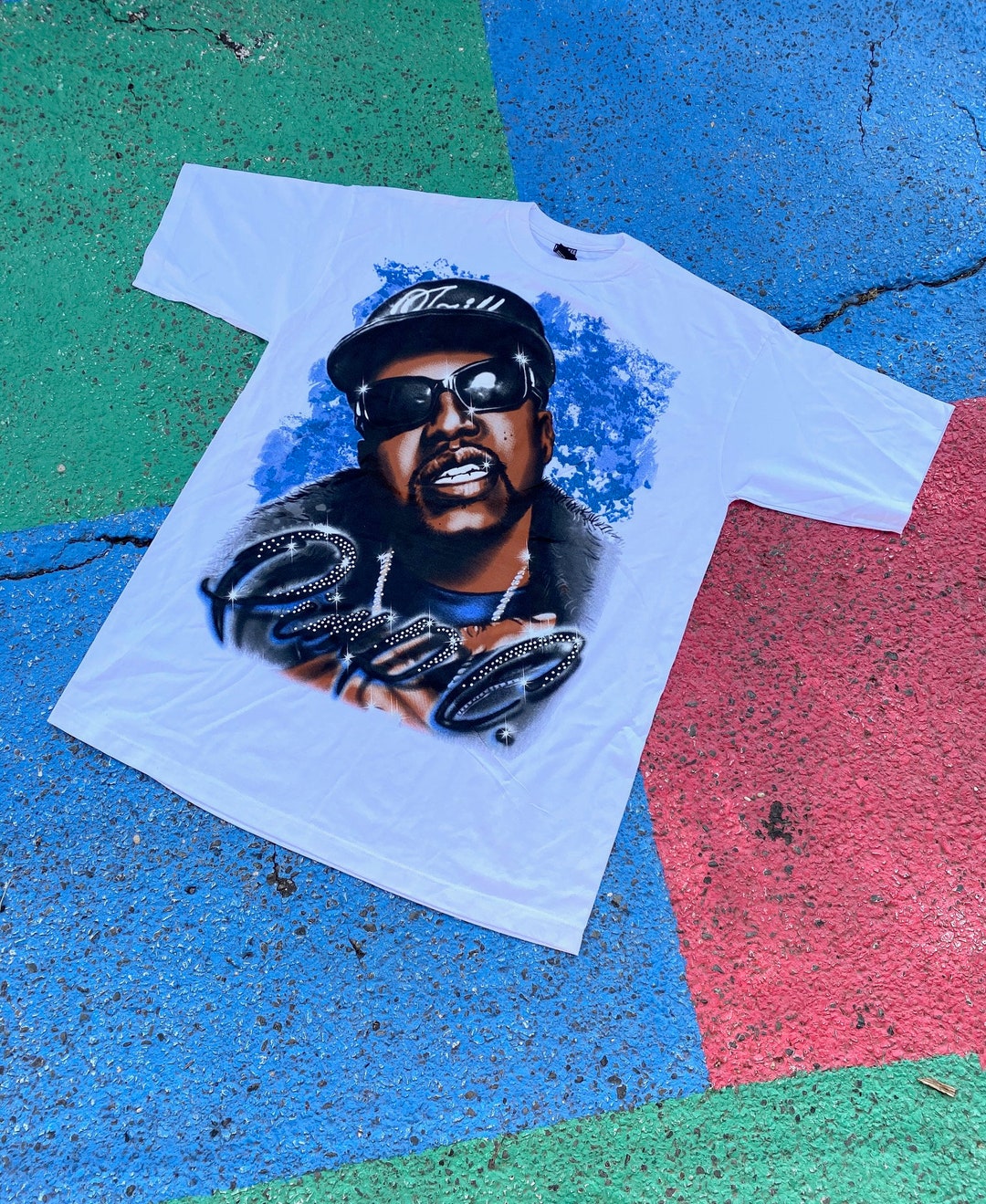 Vintage Early 2000s Pimp C Houston Texas UGK Rap Tee Hip Hop Blue ...