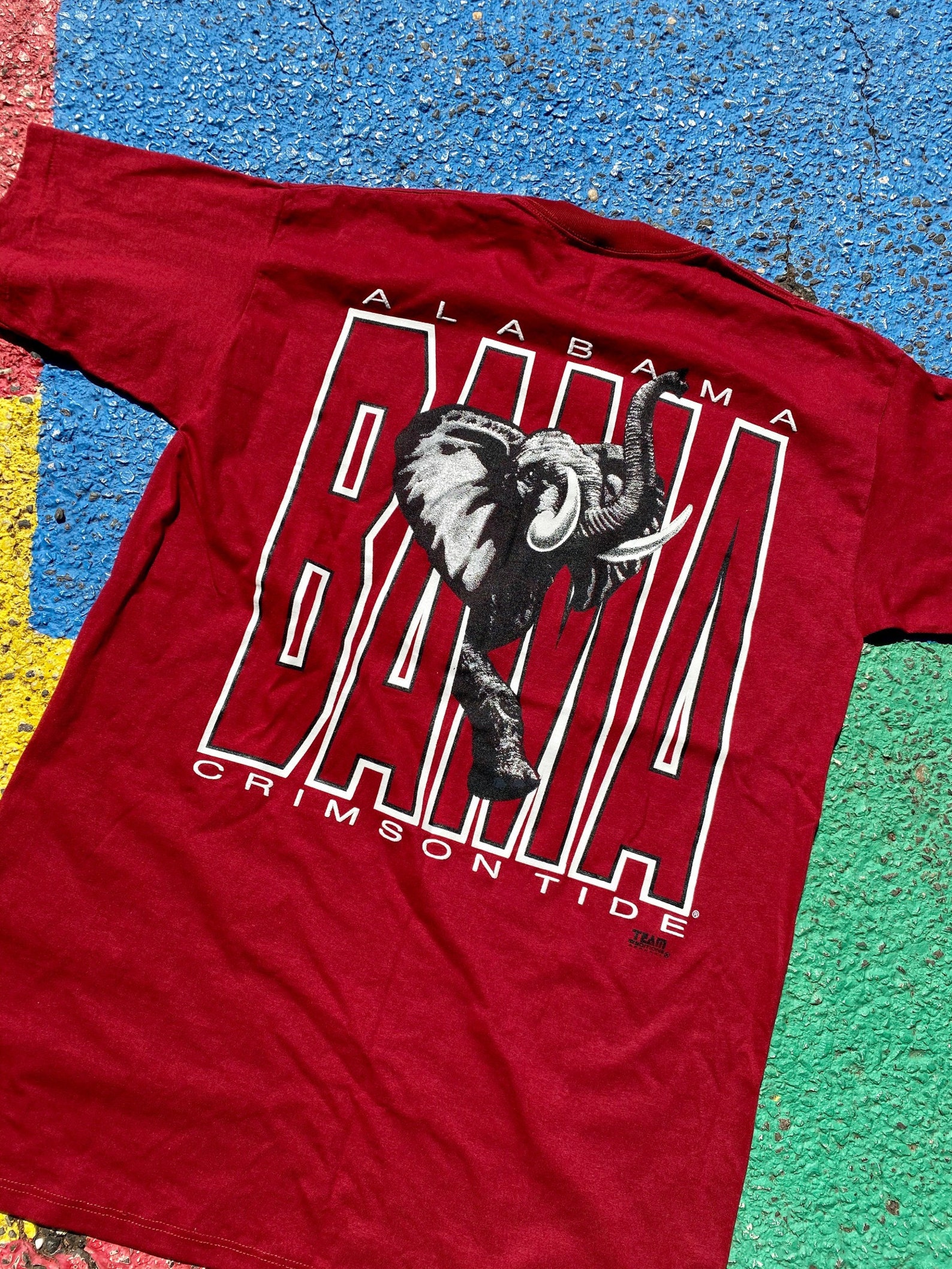 Vintage 90s University of Alabama Crimson Tide NCAA Sportswear Big Al ...