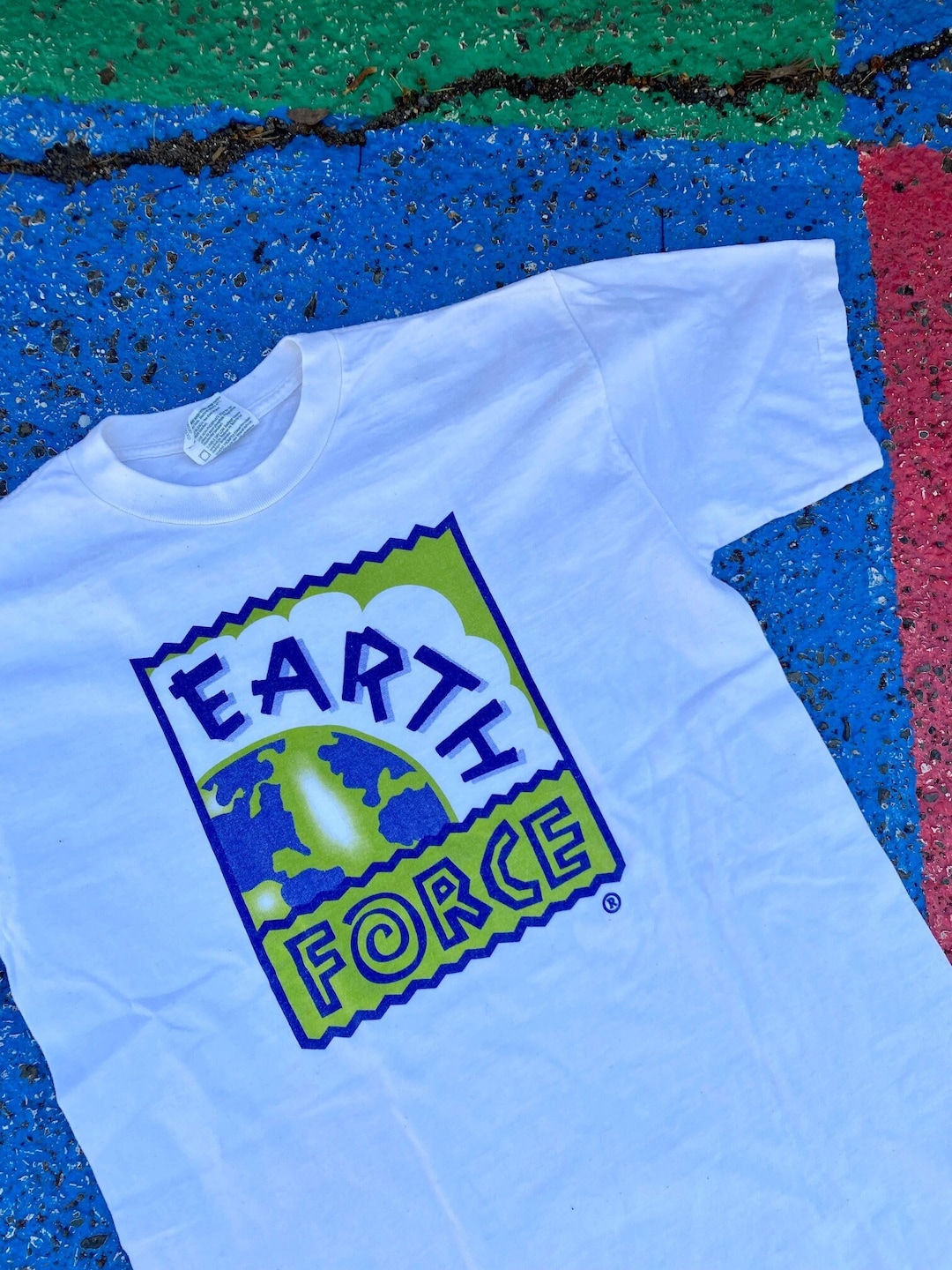 Vintage 90s Earth Force Get Outspoken Earth Day Save the Planet Recycle ...