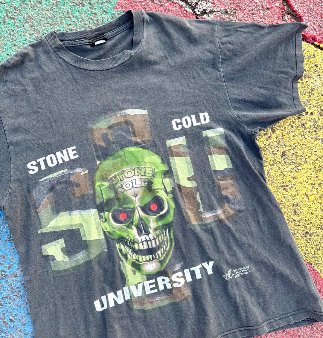 Vintage 1998 Stone Cold University School of Hard Knocks WWF World ...