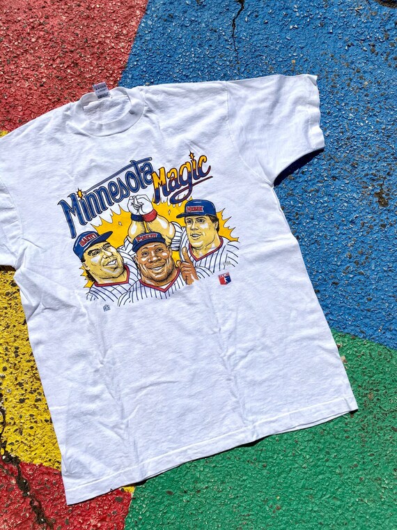 Vintage 1990 Minnesota Magic Twins Kirby Puckett Gary… - Gem