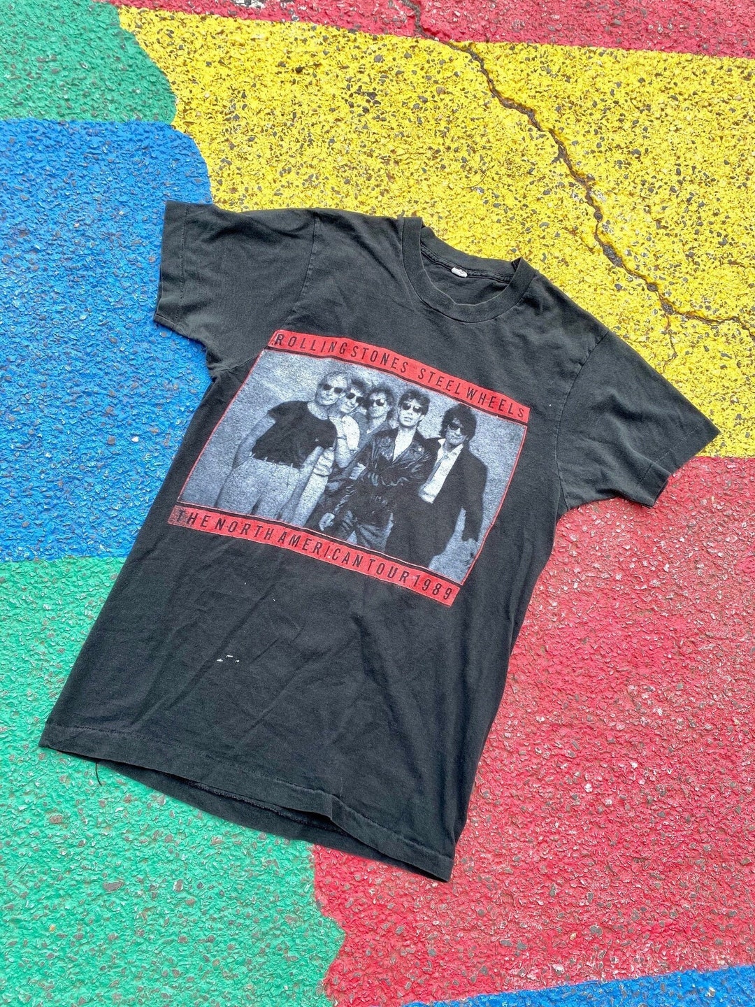 Vintage 1989 Rolling Stones Steel Wheels Budweiser North American Tour ...