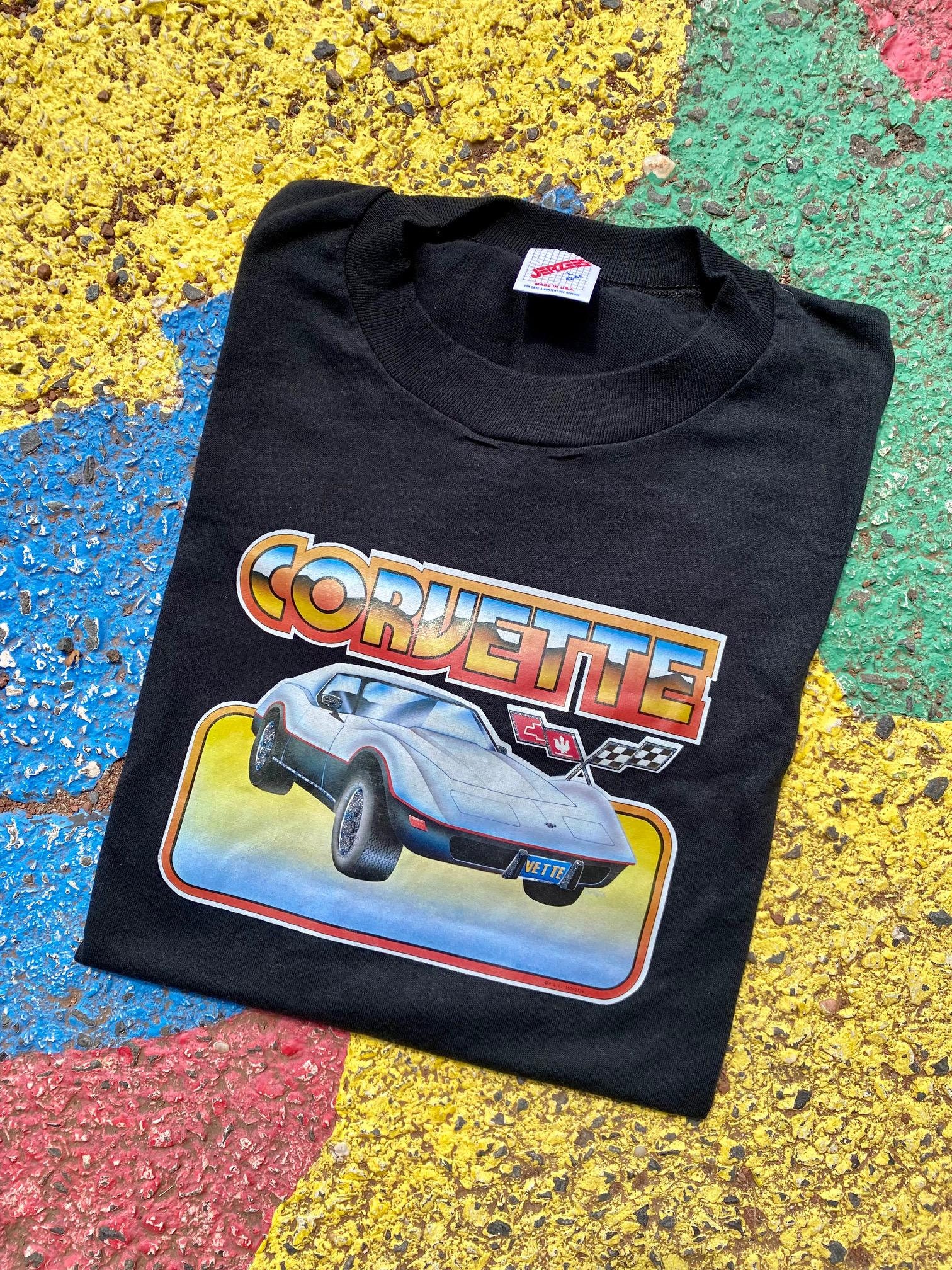 Corvette t shirt 80s - Etsy 日本 Corvette t shirt 80s - Etsy 日本