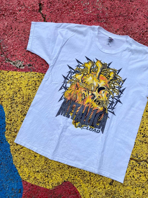 Vintage 1998 Metallica Reload Rare Concert Band Tour … - Gem