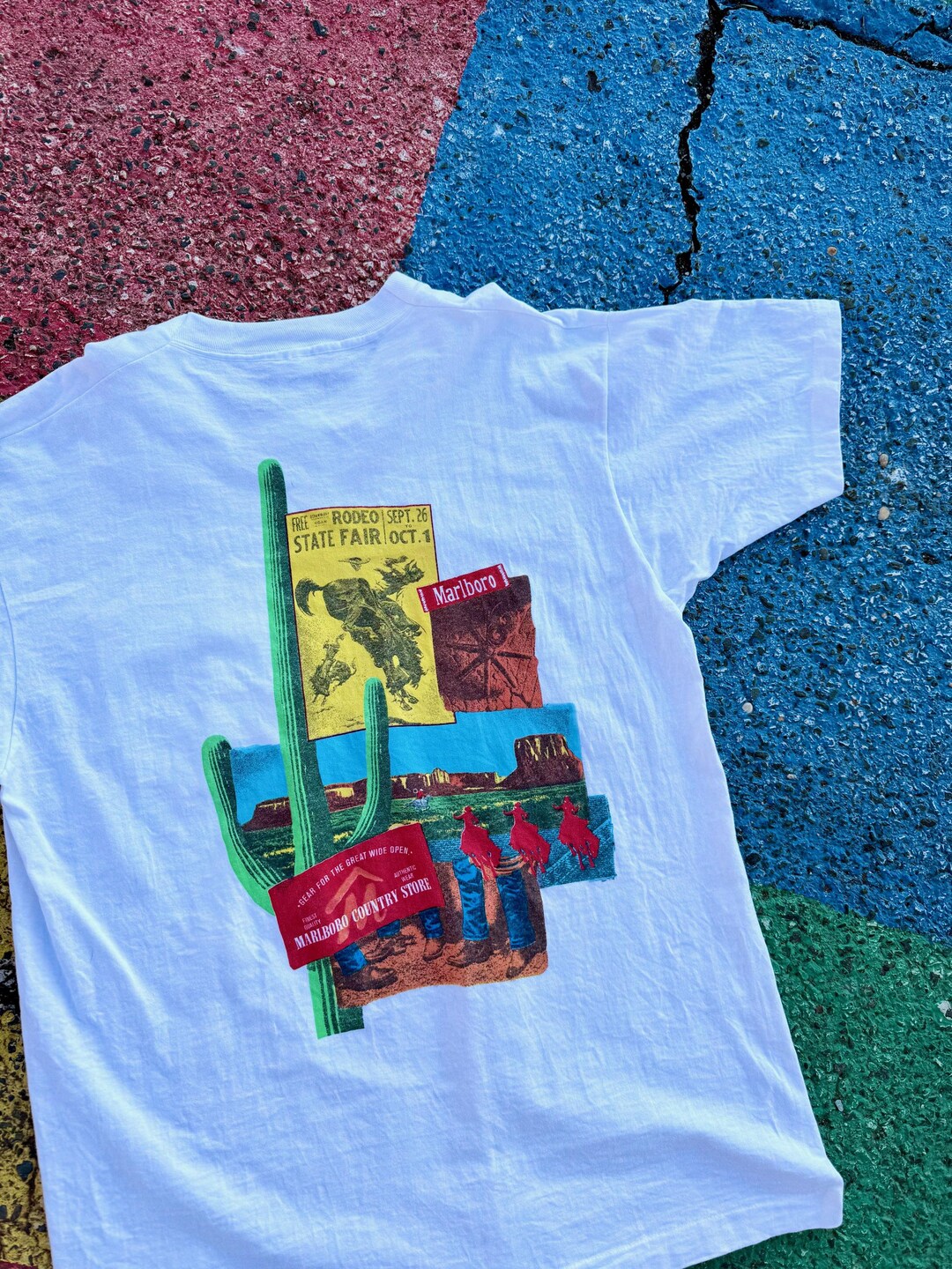 Vintage 90s Marlboro Cigarettes Country Store Rodeo State Fair Tobacco ...