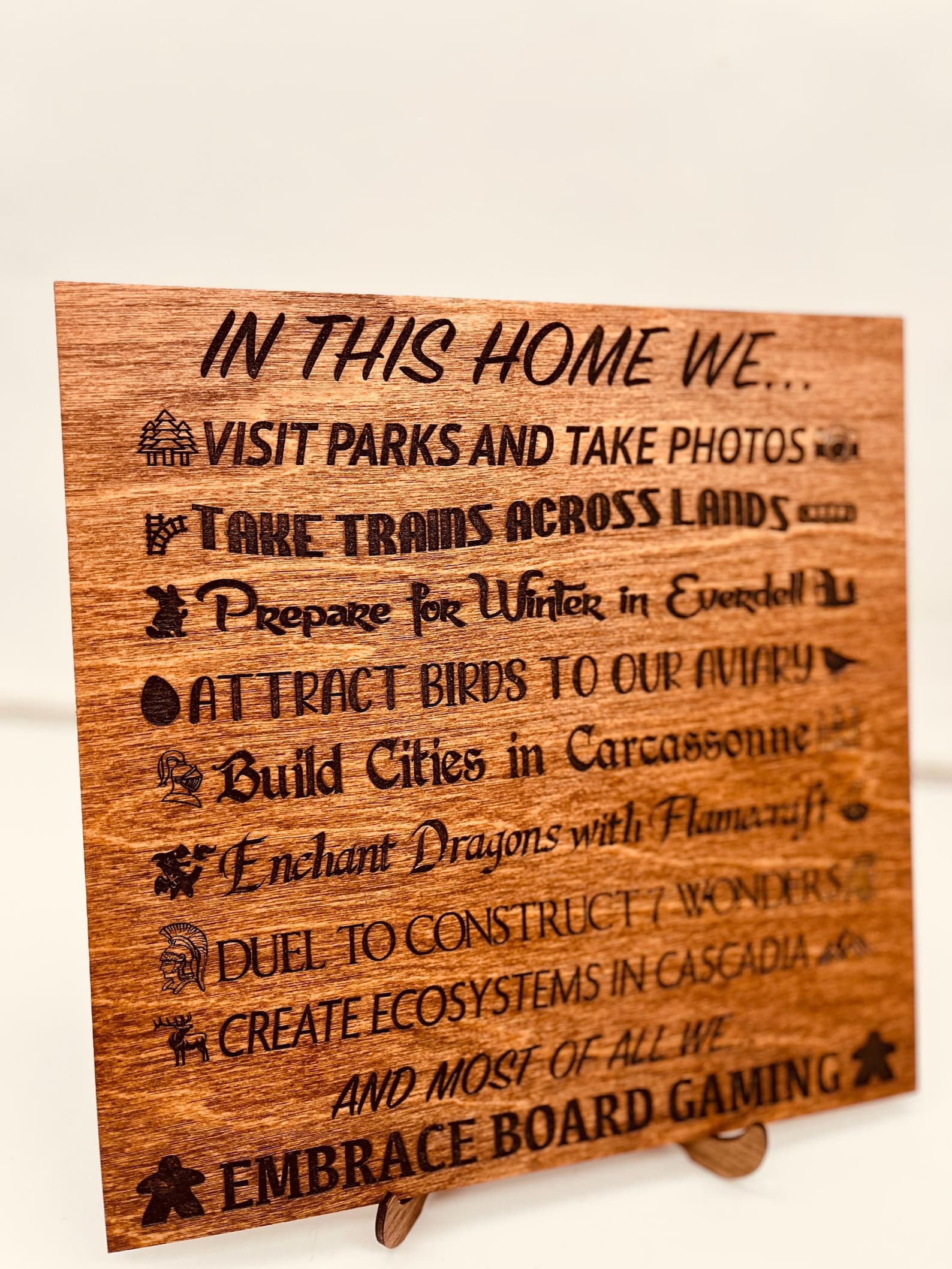 Custom Board Game Sign: Game Night Decor - Etsy