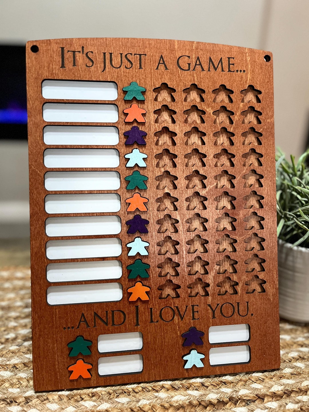 CHRISTMAS PREMADE 10x5 Game Tracker / Ready to Ship / Board Game ...