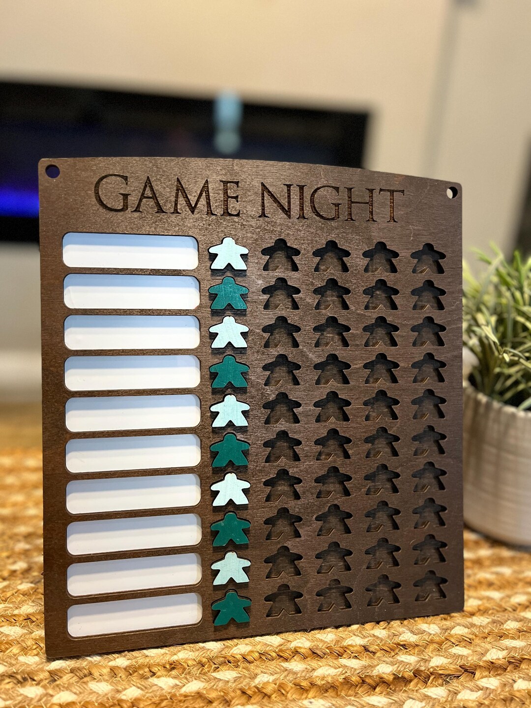 CHRISTMAS PREMADE 10x5 Game Tracker / Ready to Ship / Board Game ...