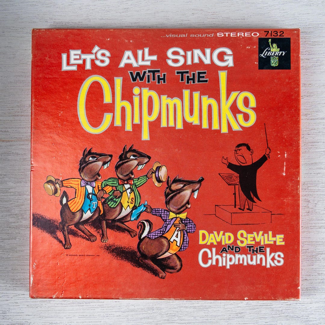 Let's All Sing With the Chipmunks Reel to Reel Tape - Etsy