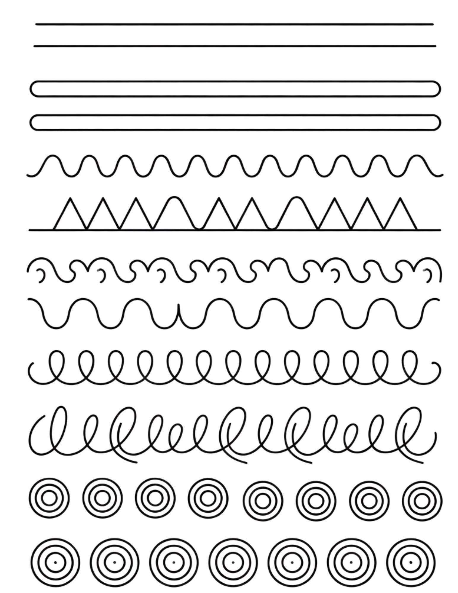 Royal Icing Practice Sheets: Cookie Decorating Templates (instant ...