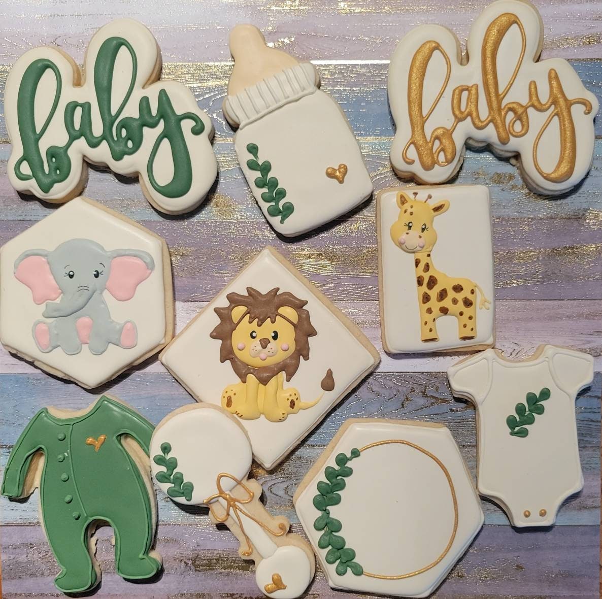 Safari Baby Shower/birthday Cookies - Etsy