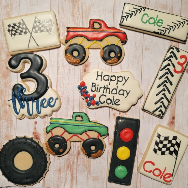 Truck Cookies - Etsy