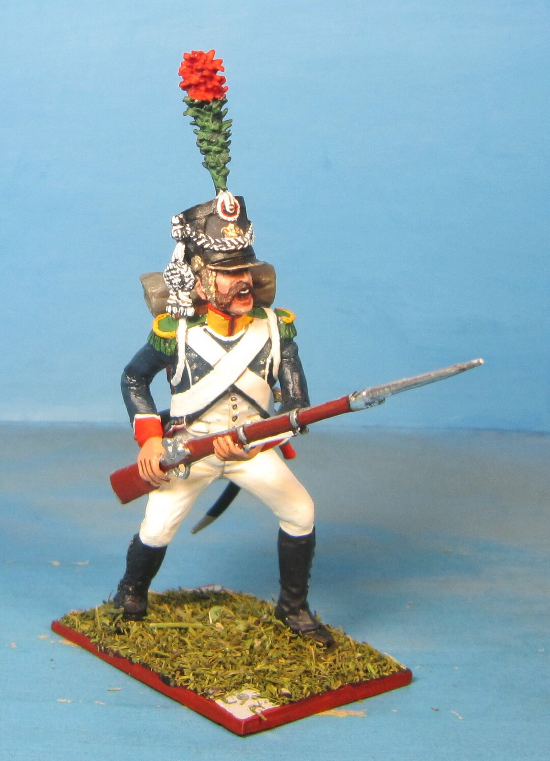 French Guard Voltigeurs, 60 Mm Napoleonic Painted Toy Soldier ...