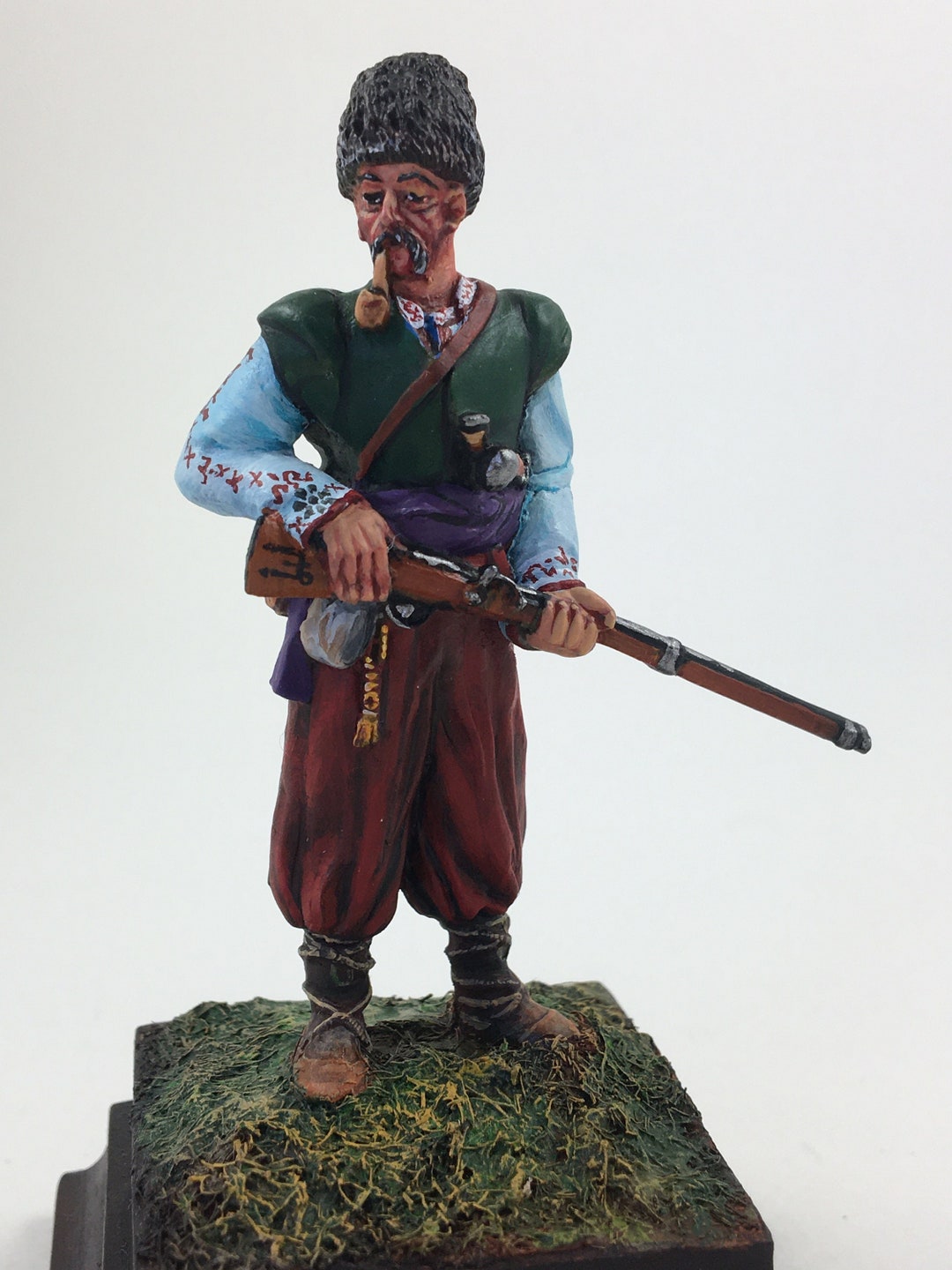 Cossack Miniature 60 Mm, Zaporozhian Sich, Ukrainian Cossack Figure ...