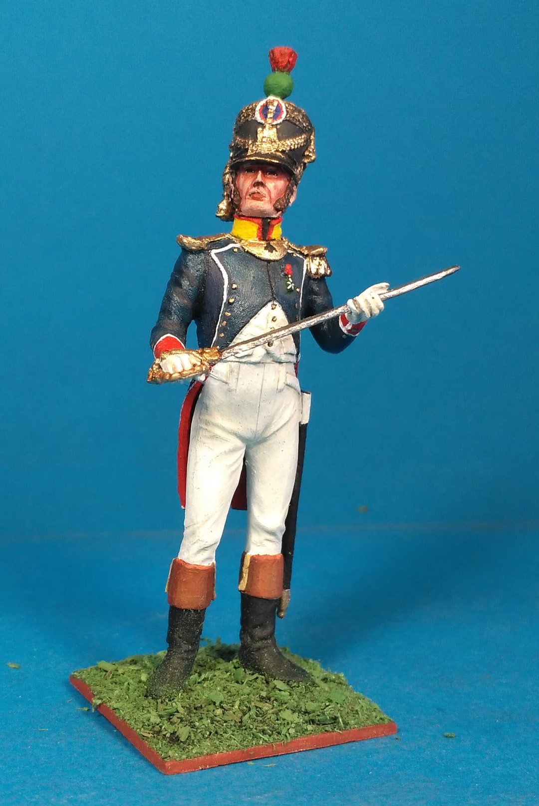French Young Guard, Napoleonic Tin Soldier 1/30 Scale, Metal Toy ...