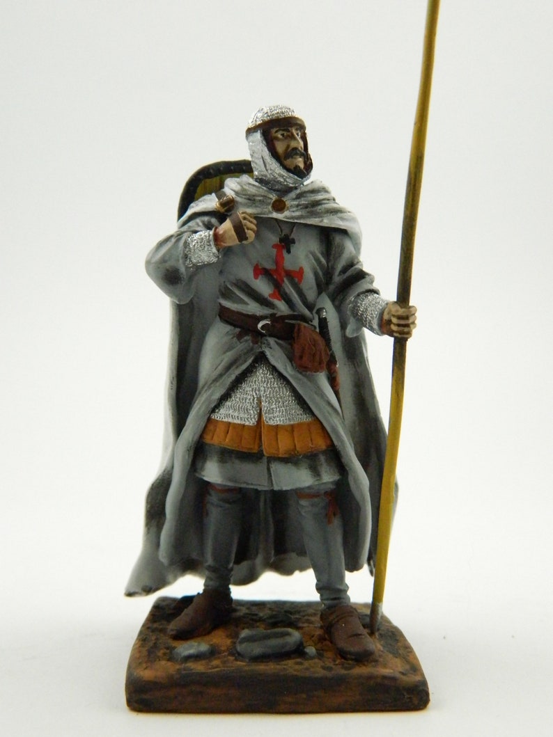 Knight Order Templar 75 mm Metal Figure MIDDLE AGES Toy | Etsy