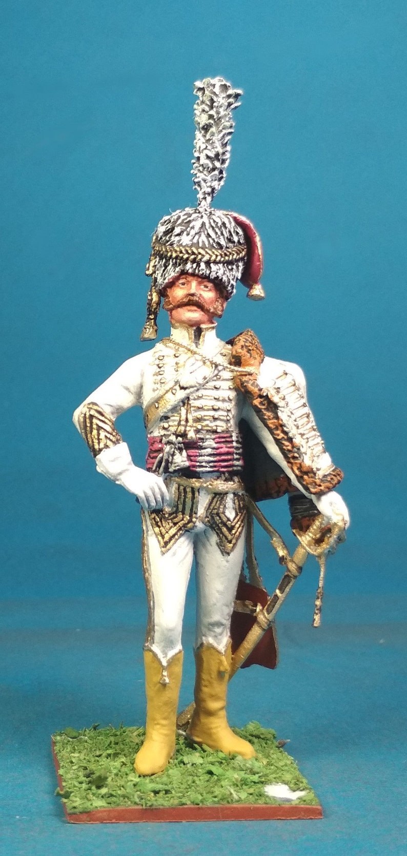 Napoleonic Miniature 1/30 Scale, General Staff of Murat, Painted Tin ...