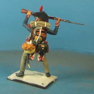 Napoleonic Toy Soldier 1/30 Scale, French Infantry in Marching ...