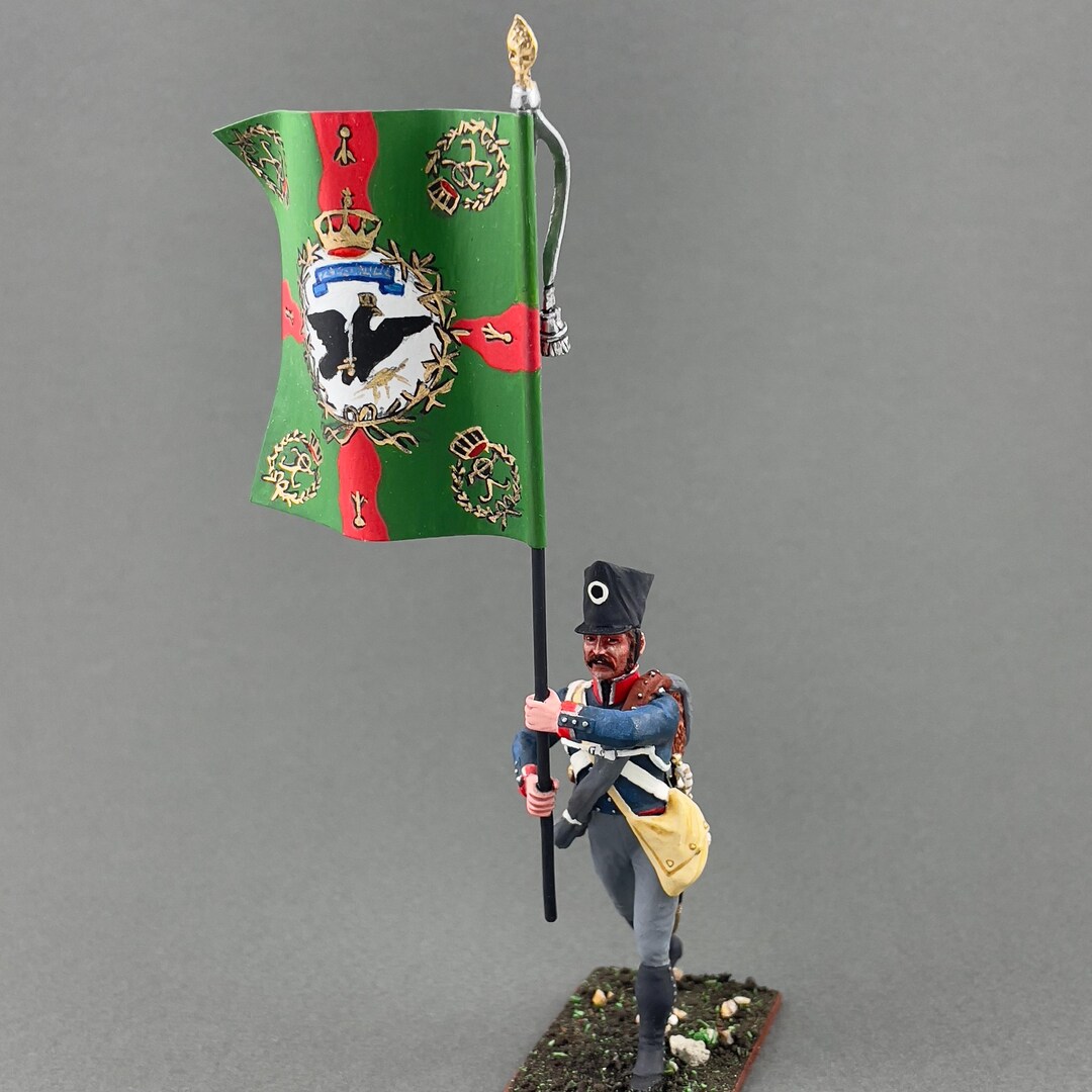 Prussian Line Infantry, Painted Napoleonic Miniature 1/30 Scale ...