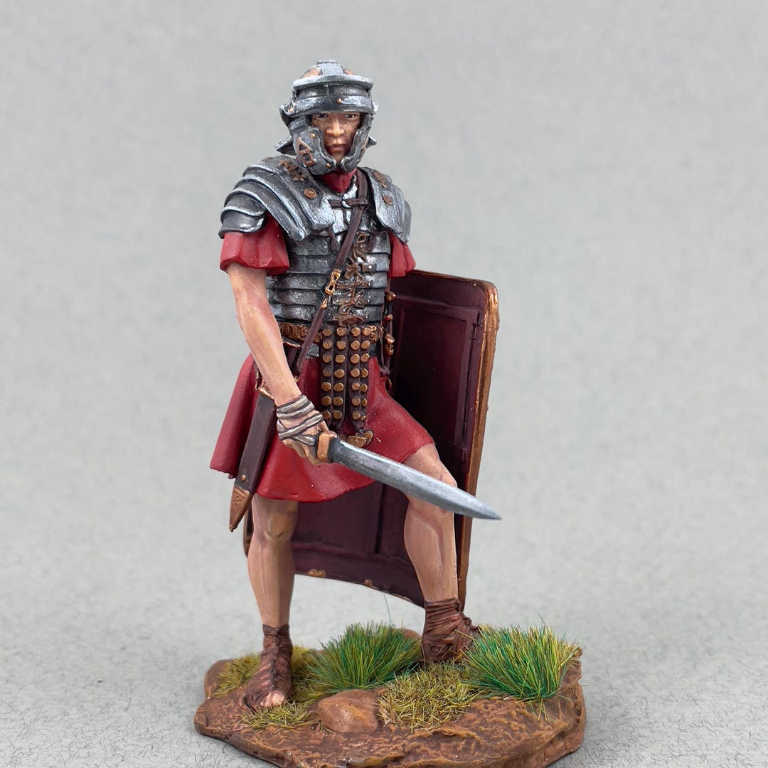 Roman Soldier Miniature 75 Mm 1/24, Roman Legionary Legio I Minervia ...