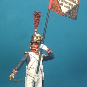French Standard Bearers, Napoleonic Metal Toy Soldier 1/30 Scale ...