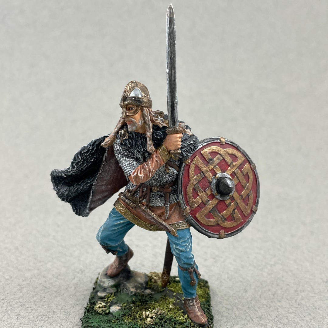 Jarl Figure 54 Mm, Painted Tin Toy Soldier, Collectible Miniature ...