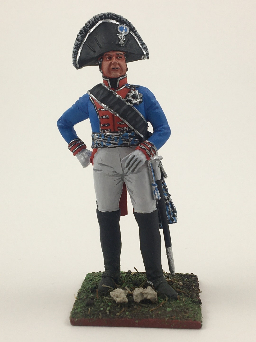 Bavarian General Staff, Painted Napoleonic Miniature 1/30 Scale, Metal ...