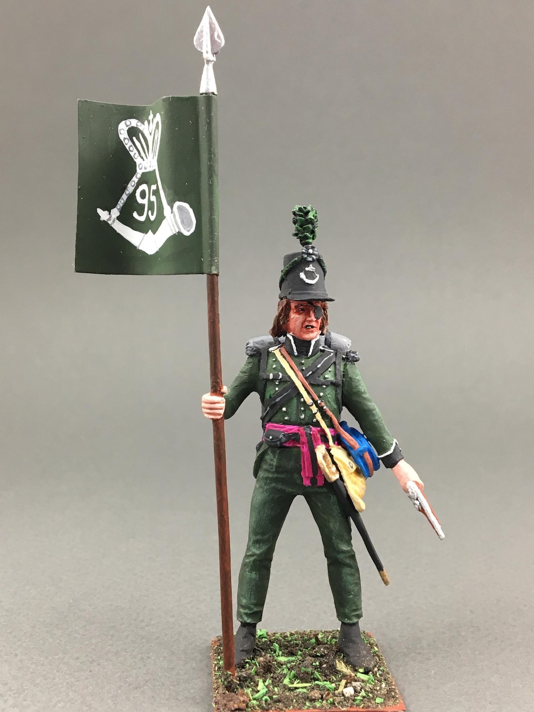 British 95th Rifles, Napoleonic Toy Soldier 60 Mm 1/30 Scale, Metal ...