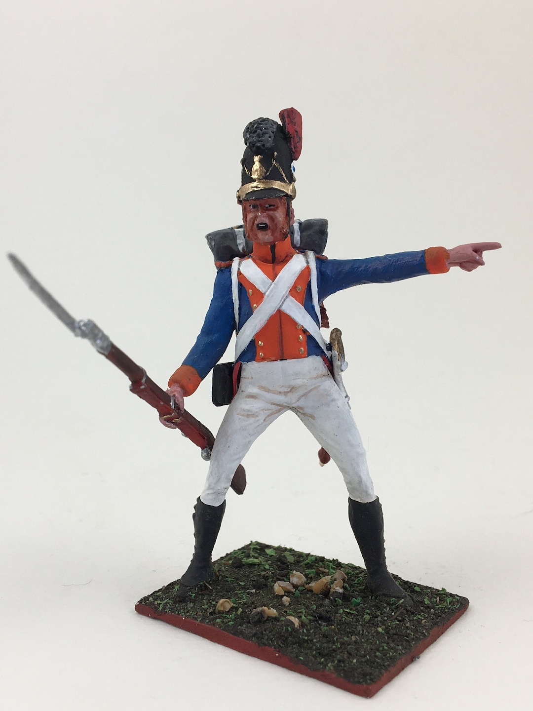 Bavarian Line Infantry, Painted Napoleonic Figure 1/30 Scale ...