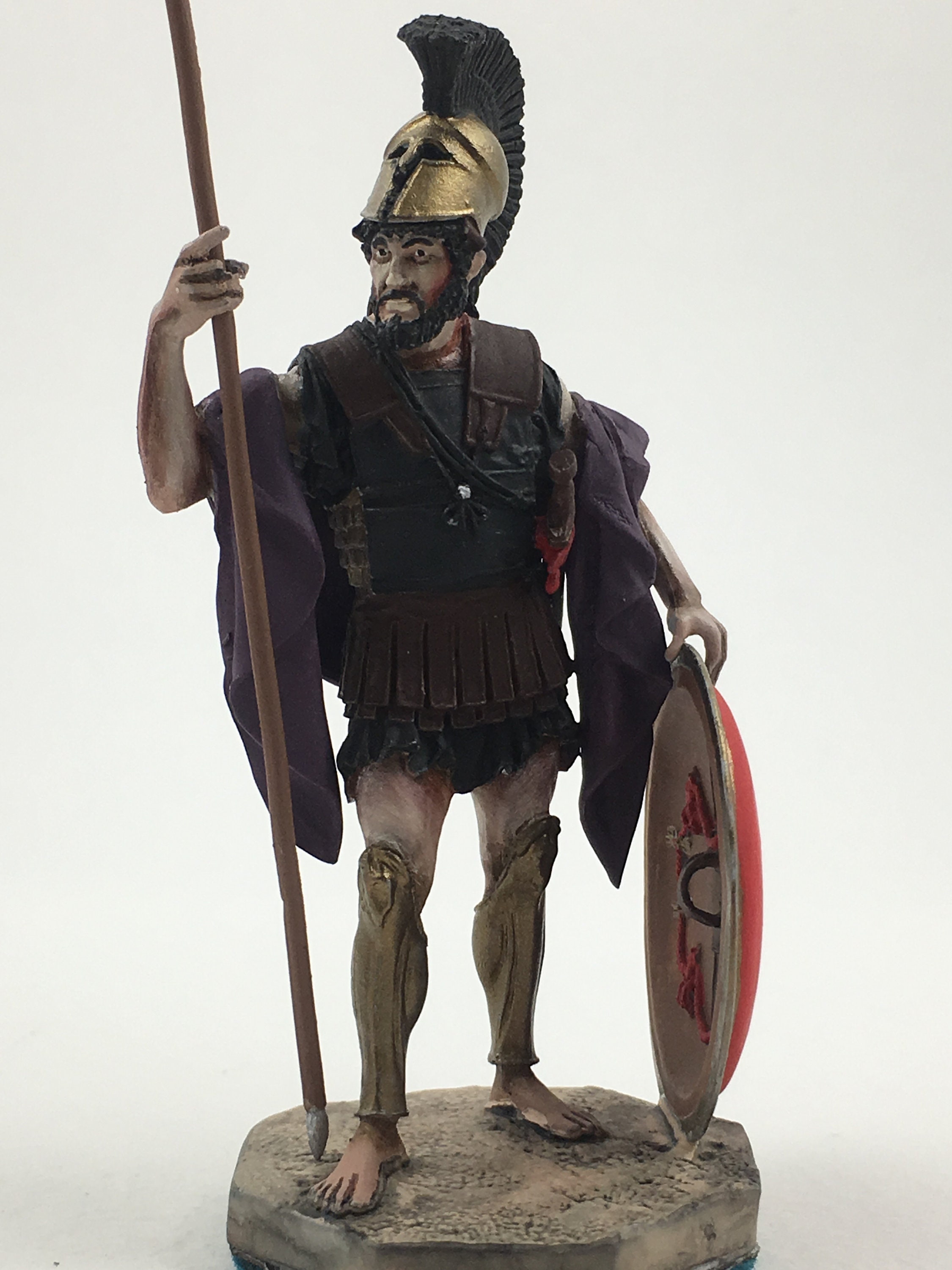 Hoplita ateniense Figura de metal de 54 mm MUNDO ANTIGUO | Etsy