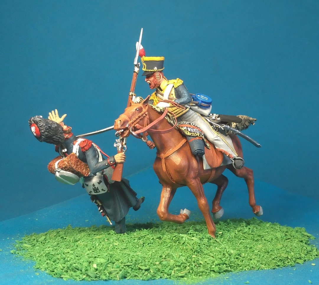 British 13th Light Dragoons Napoleonic Tin Soldier 1/30 - Etsy