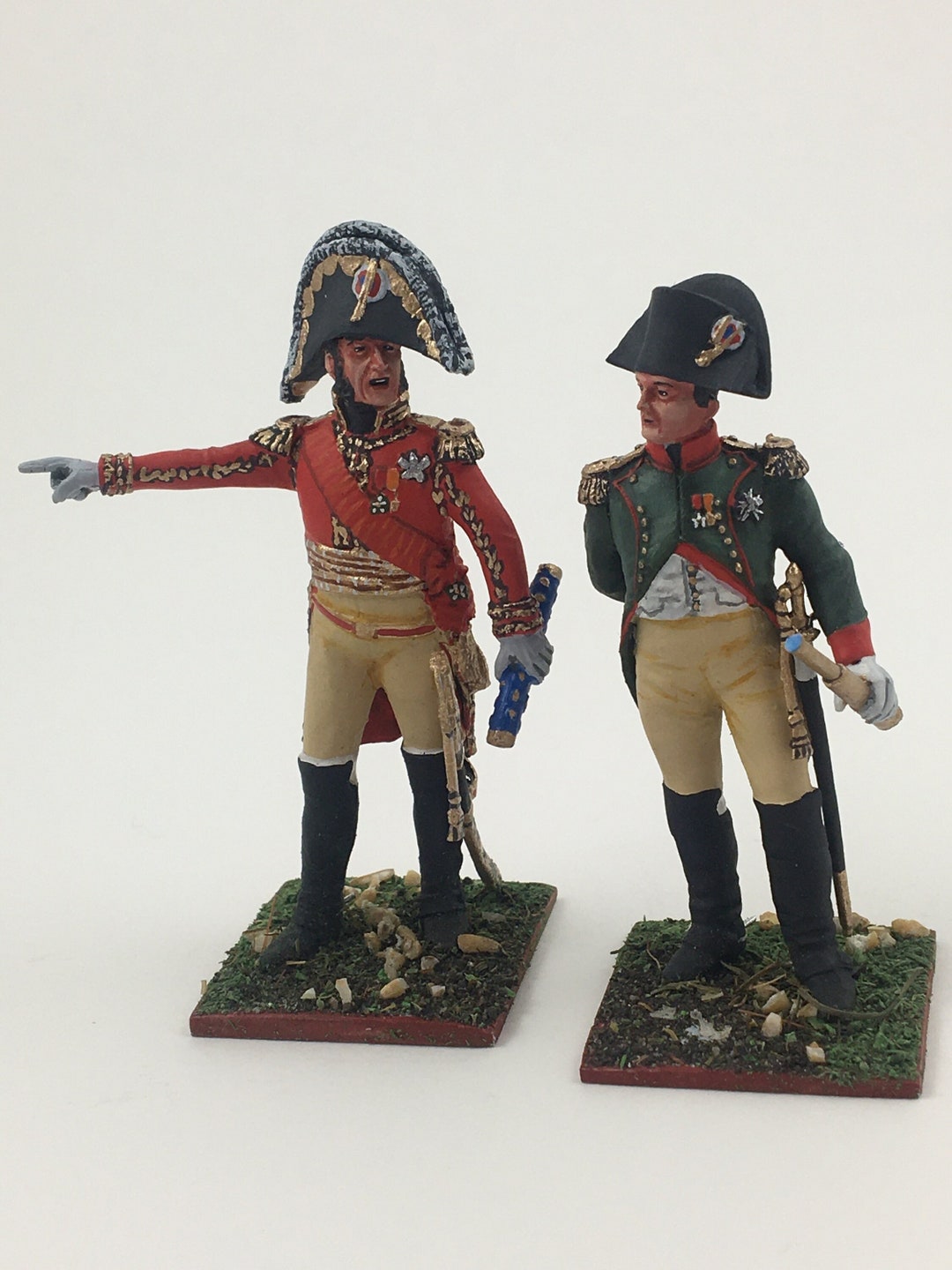 French Marshals, Napoleonic Toy Soldier 1/30 Scale 60 Mm, Metal Figure ...