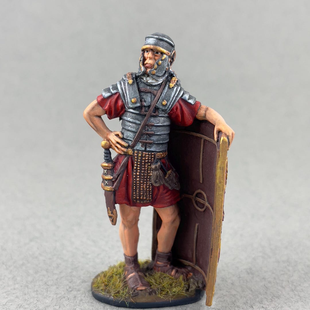 Roman Legionary 1/32, Second Legion Augusta, Miniature Warrior, Ancient ...