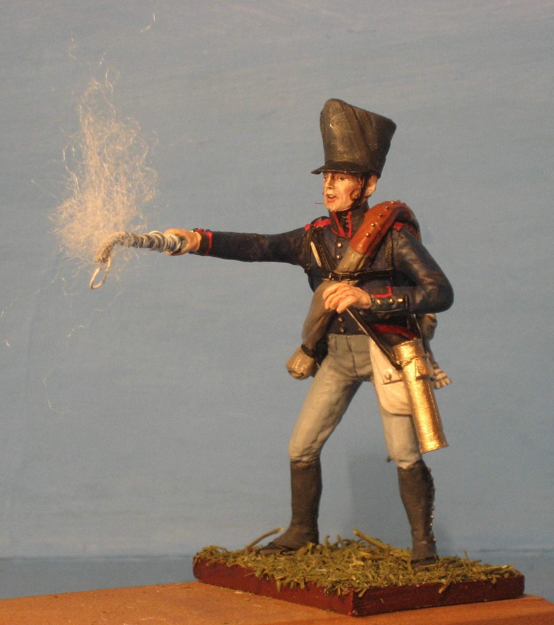 Napoleonic Figure 1/30 Scale 60 Mm, Prussian Artillery, Painted ...
