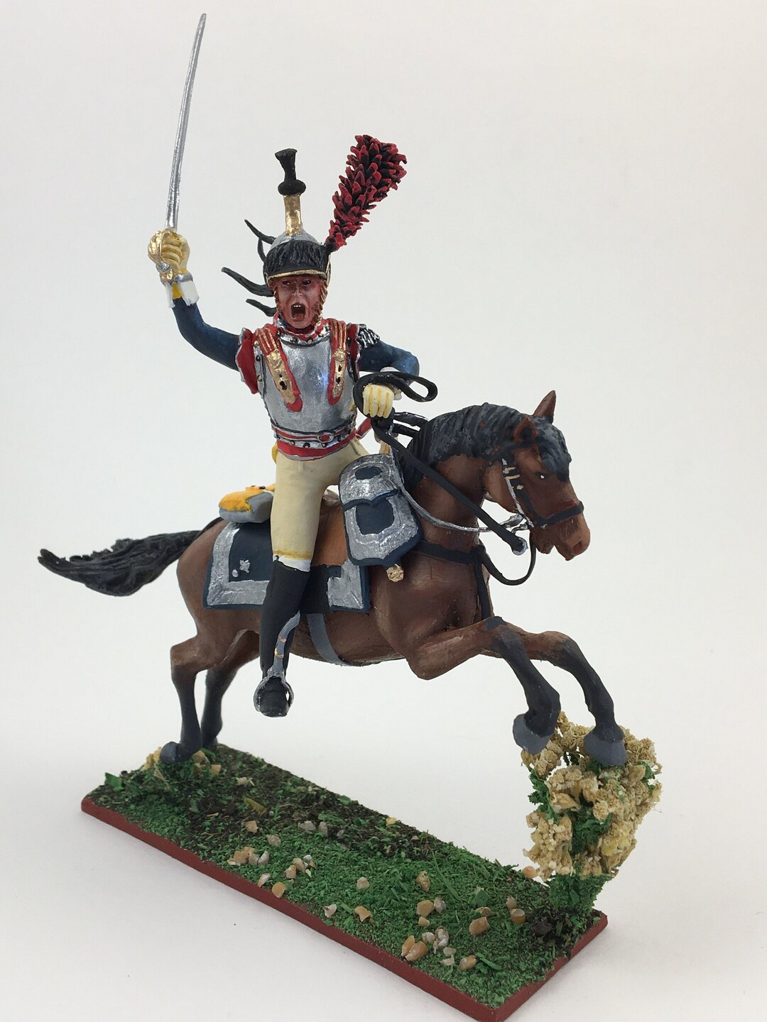 Napoleonic Tin Soldier 1/30 Scale, French Cuirassiers, Napoleonic ...