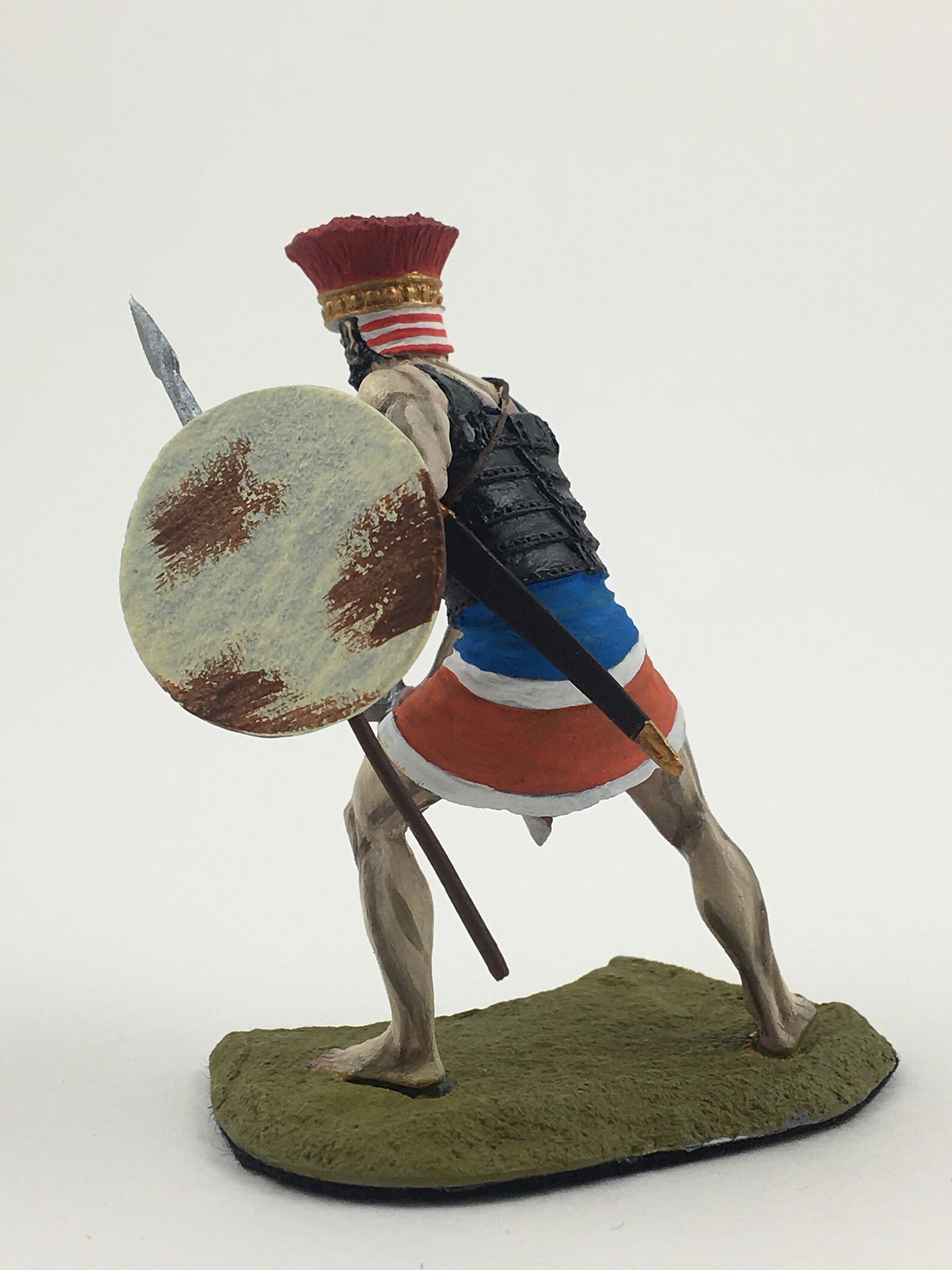 Philistine heavily armed warrior 54 mm Metal Figure ANCIENT | Etsy