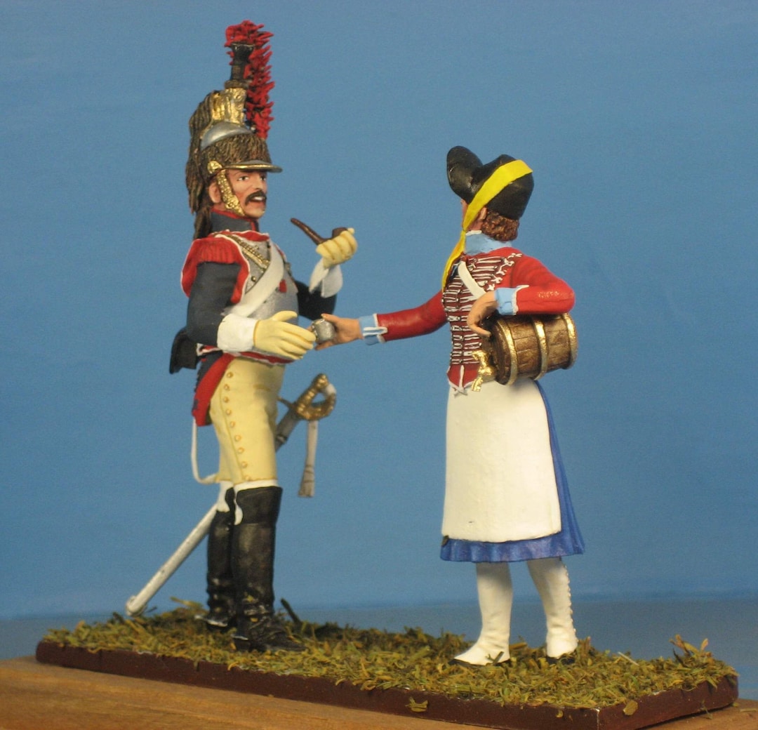 French Cuirassiers, Napoleonic Toy Soldier 1/30 Scale, Metal Toy ...