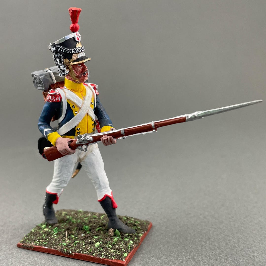 Vistula Legion Polish Infantry, Napoleonic Painted Figurine 60 Mm, Tin ...