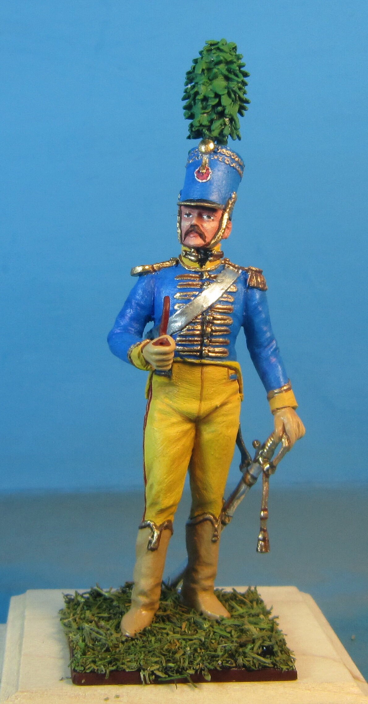 Napoleonic Miniature 1/30 Scale, General Staff of Murat, Painted Tin ...