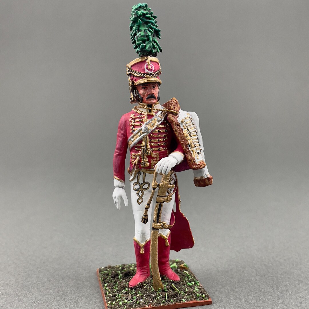 Napoleonic Miniature 1/30 Scale, General Staff of Murat, Painted Tin ...